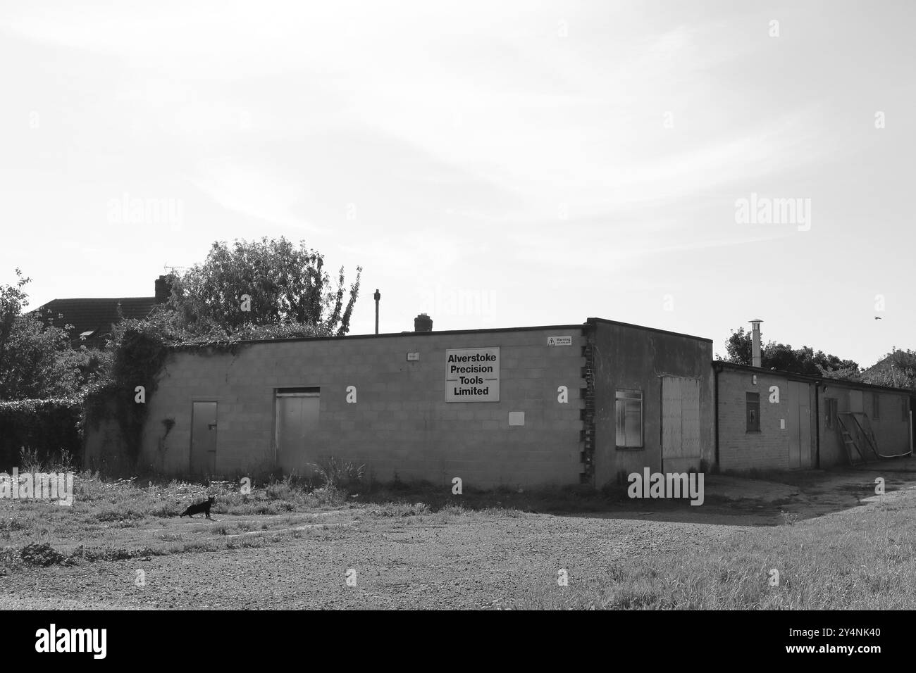 Gosport, Hampshire, England. 13 September 2024. Abandoned former ...