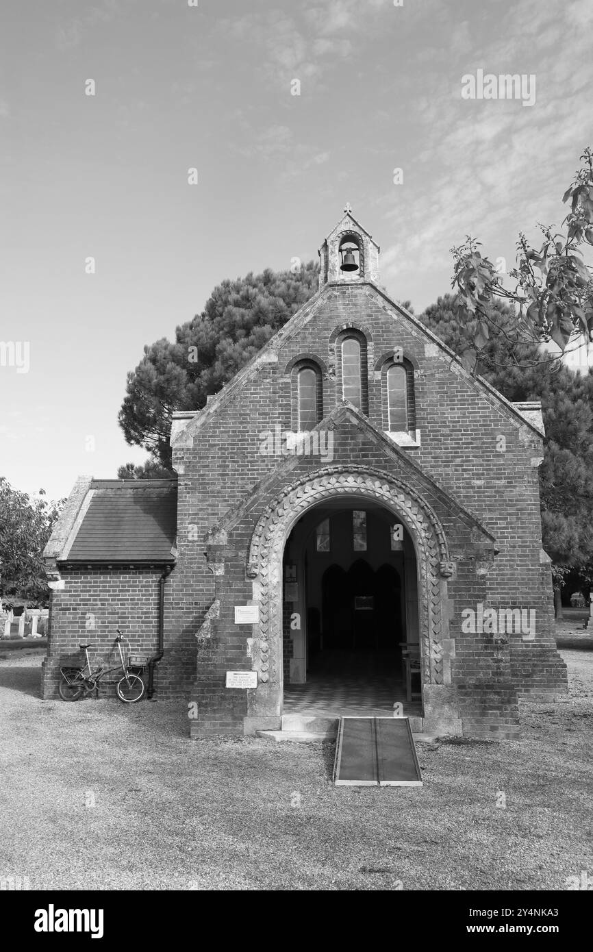 Gosport, Hampshire, England. 13 September 2024. Grayscale: The small ...
