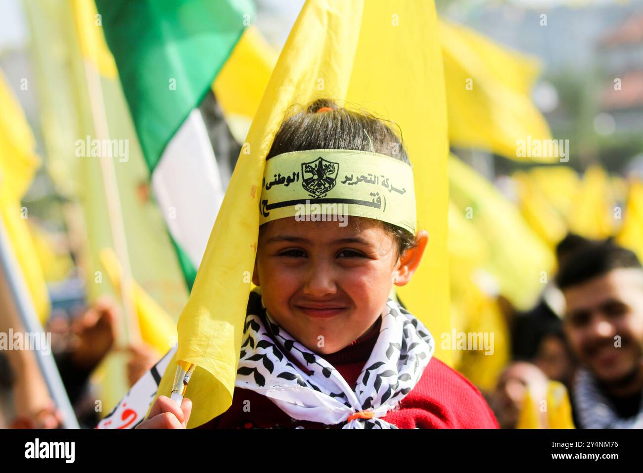 Gaza, Palestine. 31 December 2022. A Palestinian joining the ...