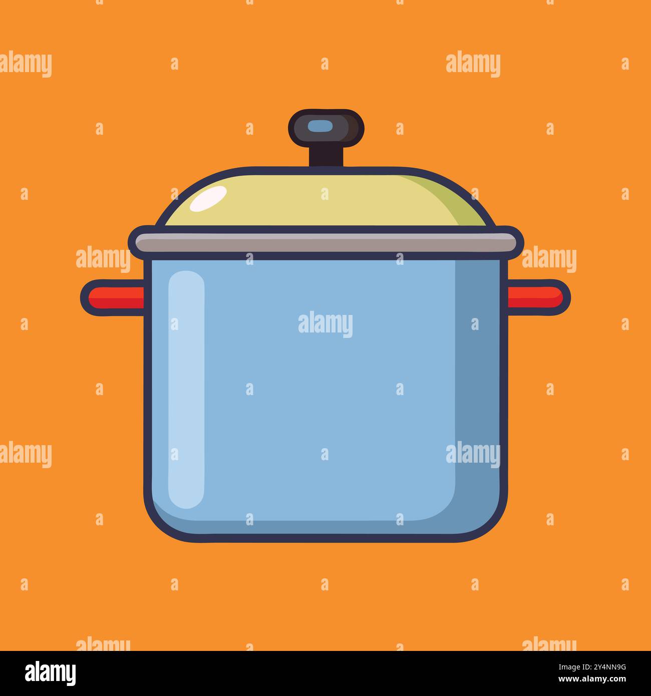 Stockpot vector hi-res stock photography and images - Alamy