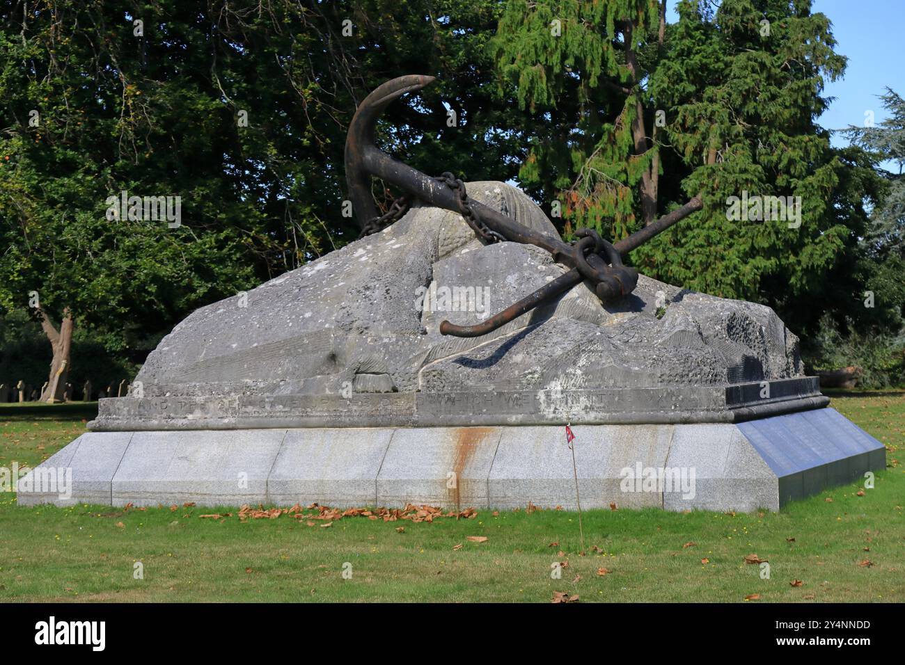 Gosport, Hampshire, England. 13 September 2024. HMS Eurydice monument ...