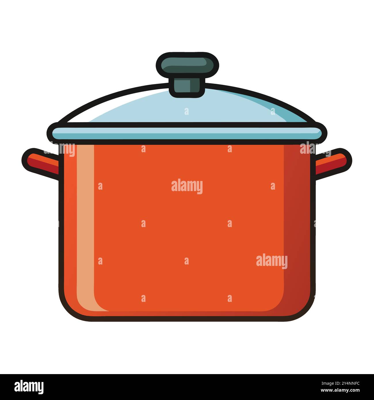 Soup pot vector hi-res stock photography and images - Alamy