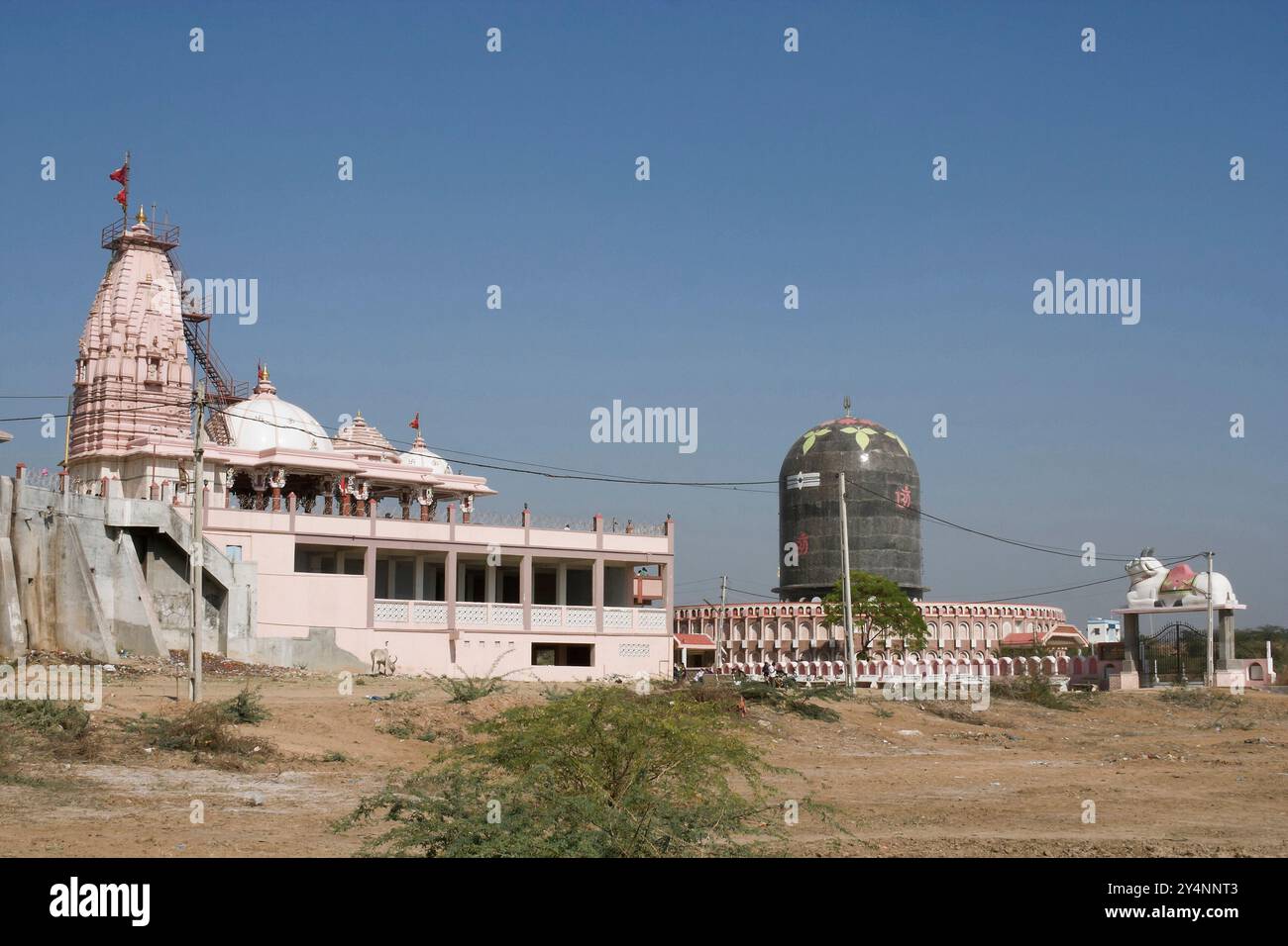 Khambhat, Gujarat / India - January 9, 2011 : A goddess temple and a ...