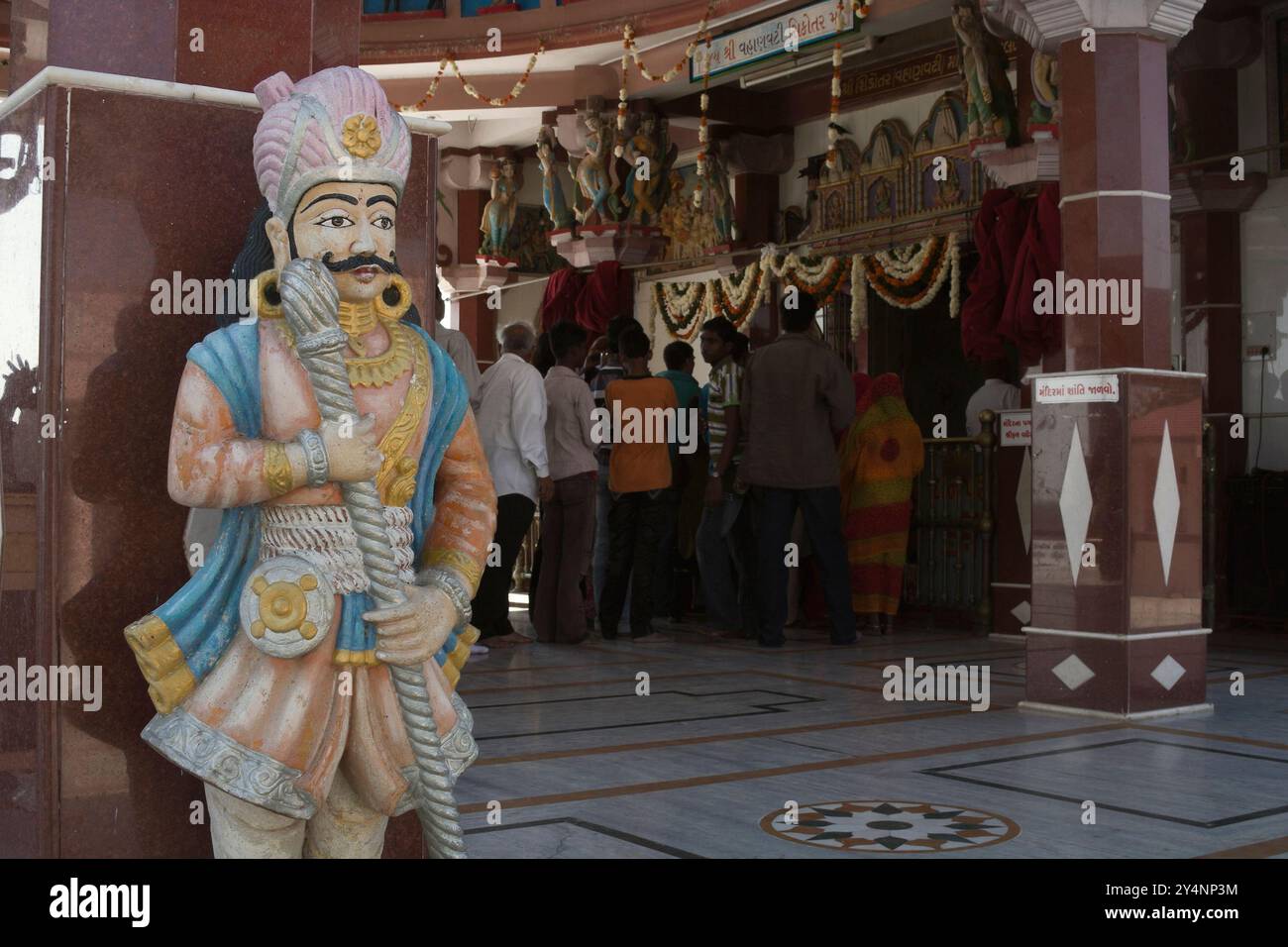 Khambhat, Gujarat / India - January 9, 2011 : A statue of the ...