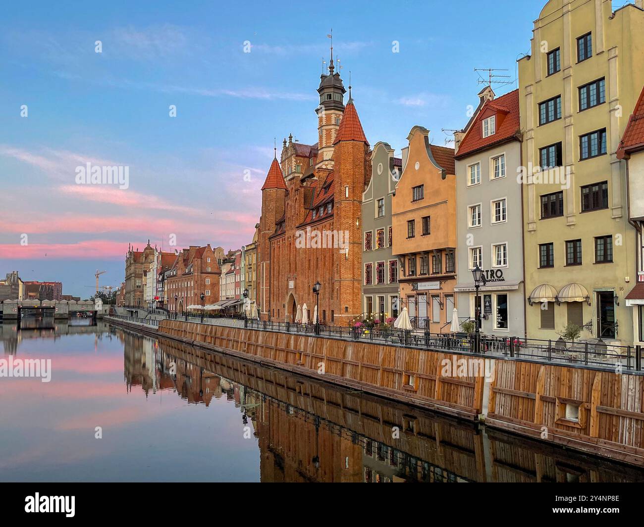 Golden Sunrise Gdańsk Poland, the stunning blend of modern and ...