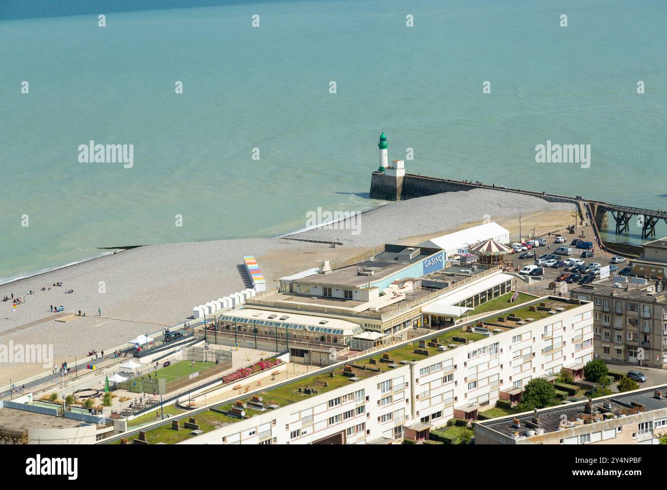 Le Tréport Lighthouse, Le Tréport, Normandy, France Stock Photo - Alamy