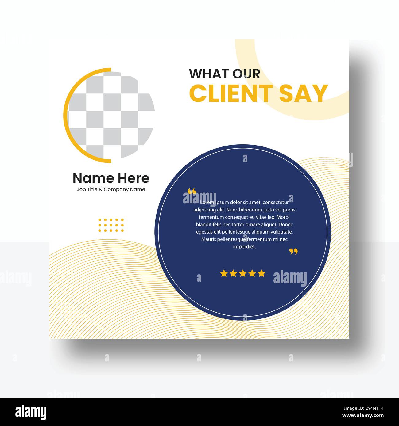 Business testimonial template design and customer feedback layout ...