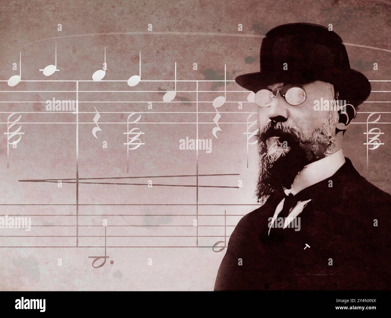 Satie sheet music hi-res stock photography and images - Alamy