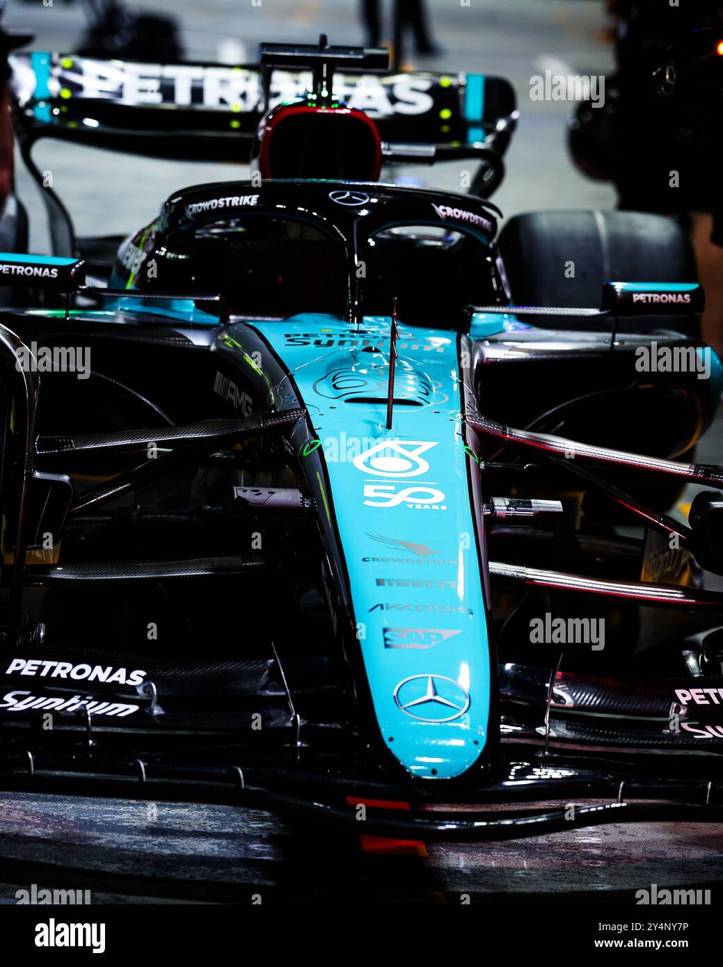 Mercedes AMG F1 Team W15, mechanical detail during the Formula 1 ...