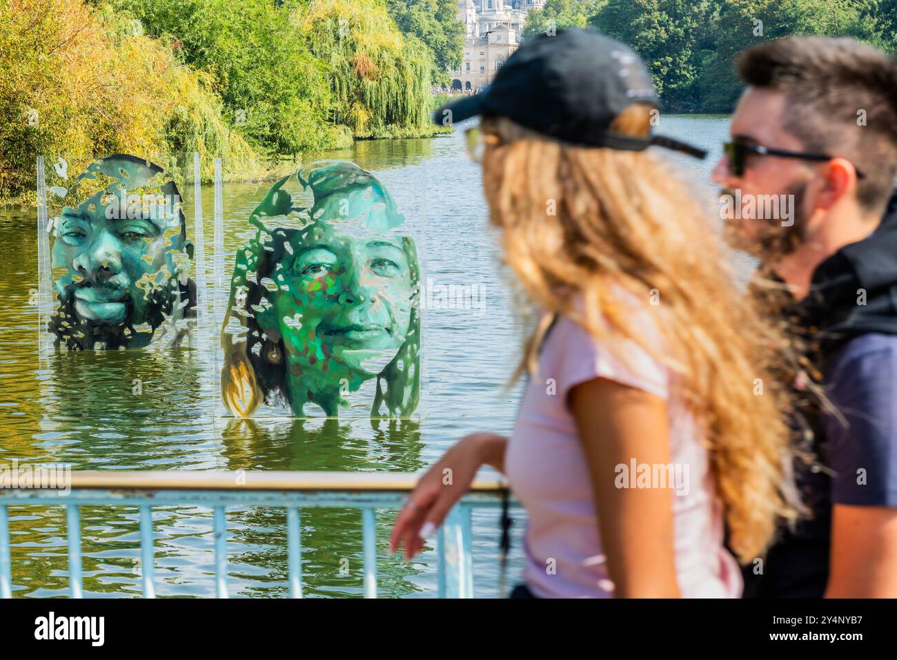 London, UK. 19 Sep 2024. Sunny weather boosts visitors on the bridge ...