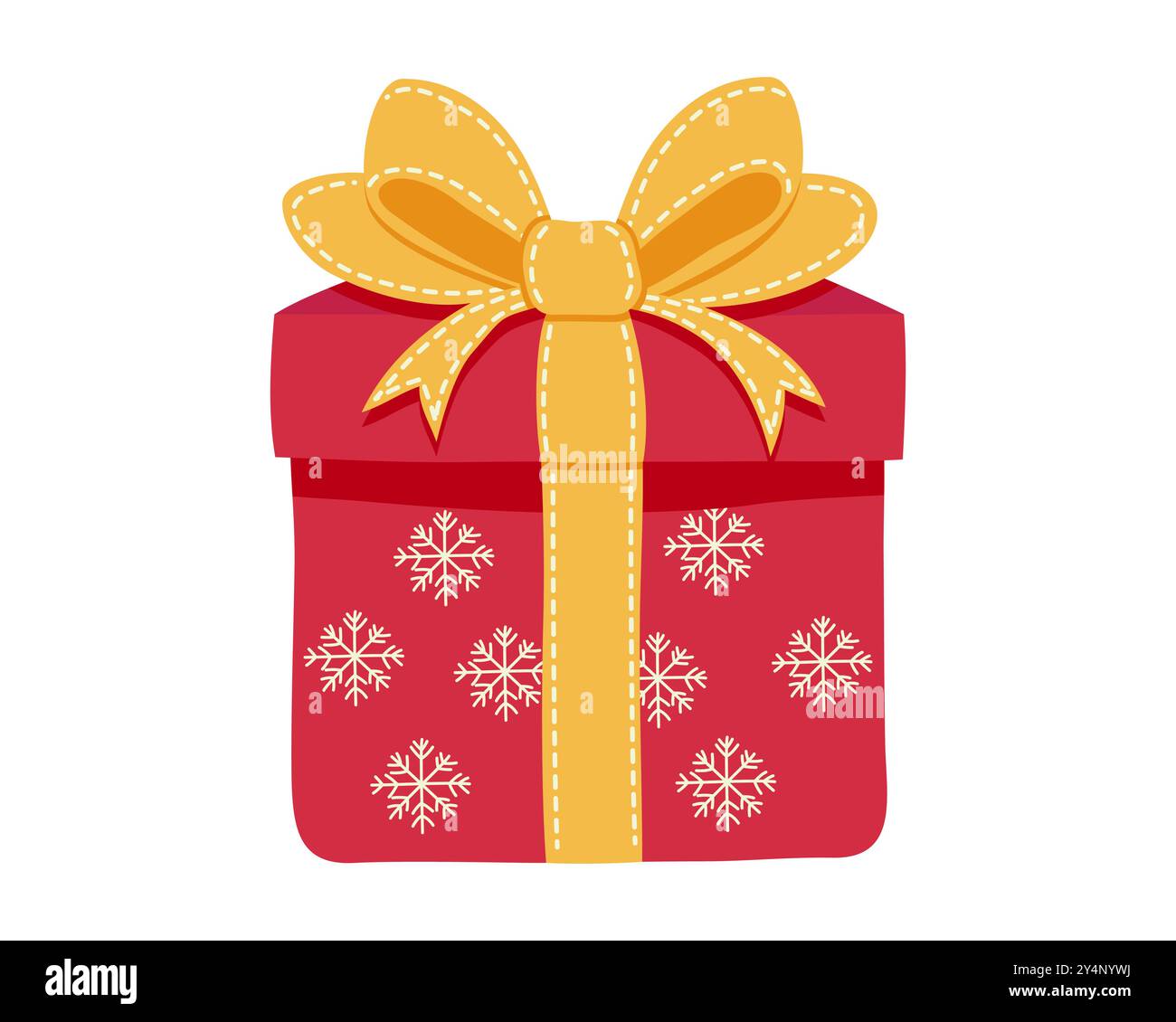 Gift box large red Stock Vector Images - Alamy