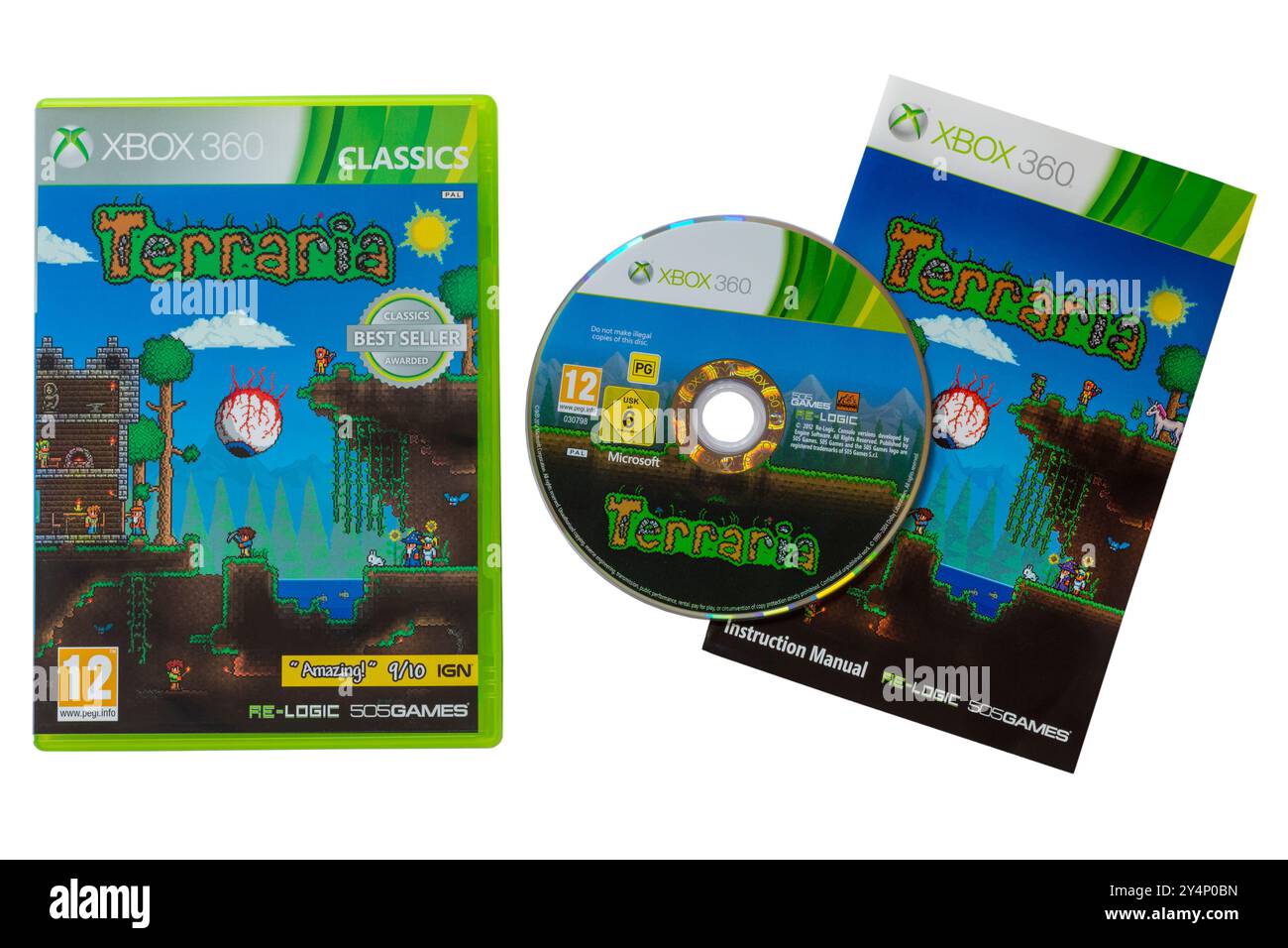 Xbox 360 game - Terraria video game with disc and instructions leaflet ...