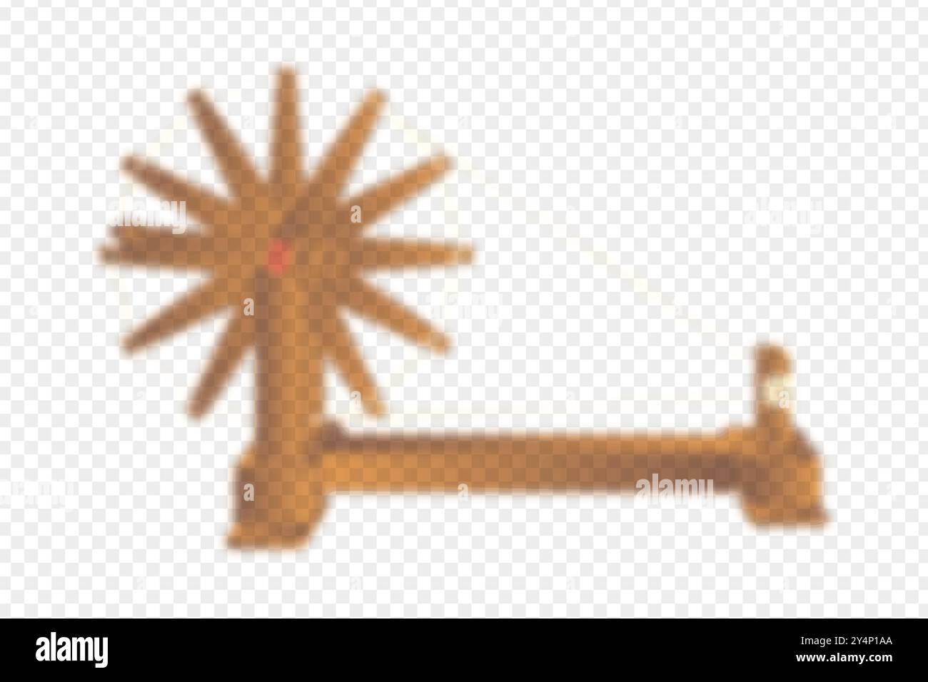 Vector illustration of blurred Gandhi charkha on transparent background ...