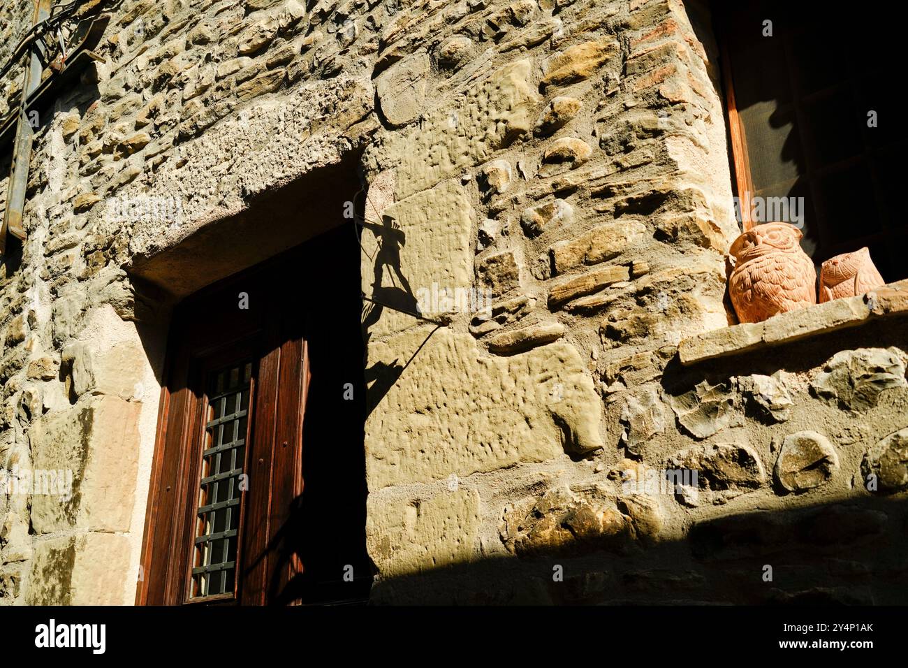 Ancient medieval village of Monterone. Province of Arezzo. Tuscany ...
