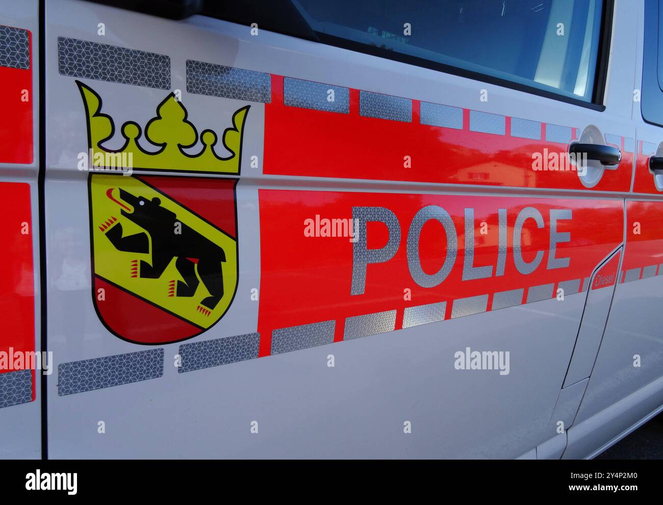 Anton Geisser 19.09.2024 Kanton Bern Schweiz. Bild : Police Polizeiauto ...