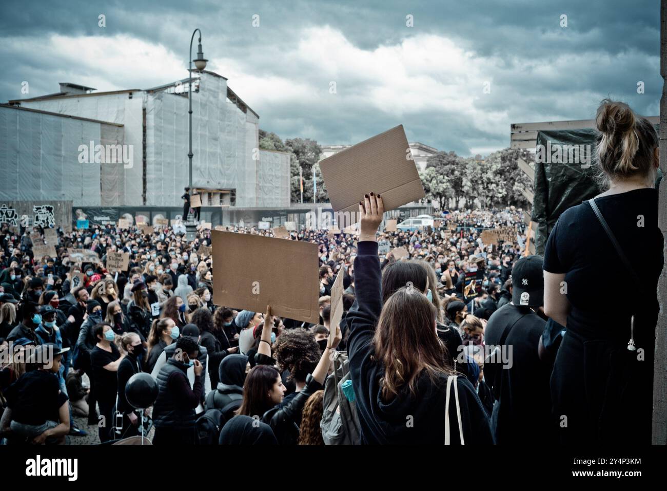 Black lives matter movement munich hi-res stock photography and images ...