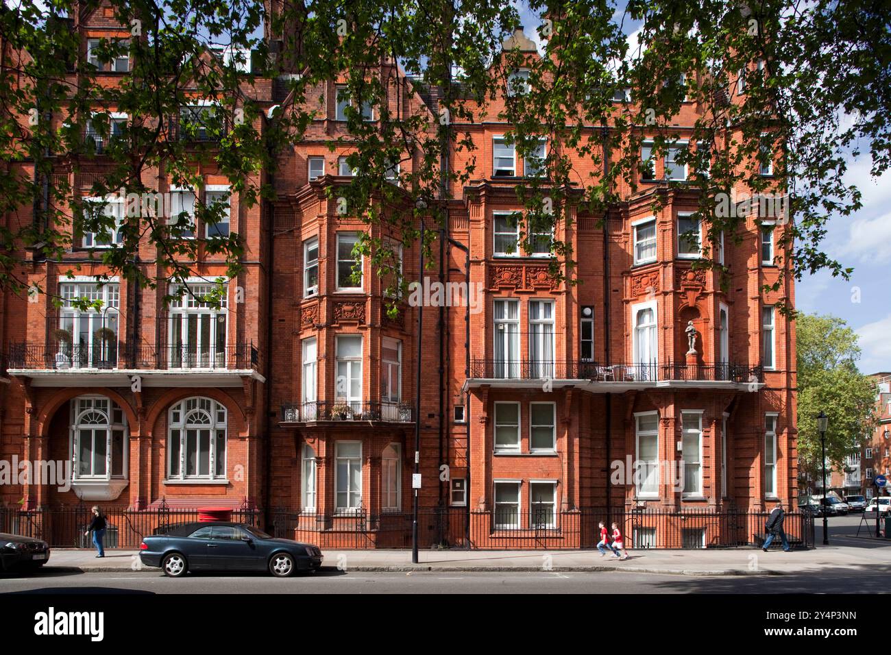 London, UK, May 3 2009, Explore the distinctive red brick architecture ...
