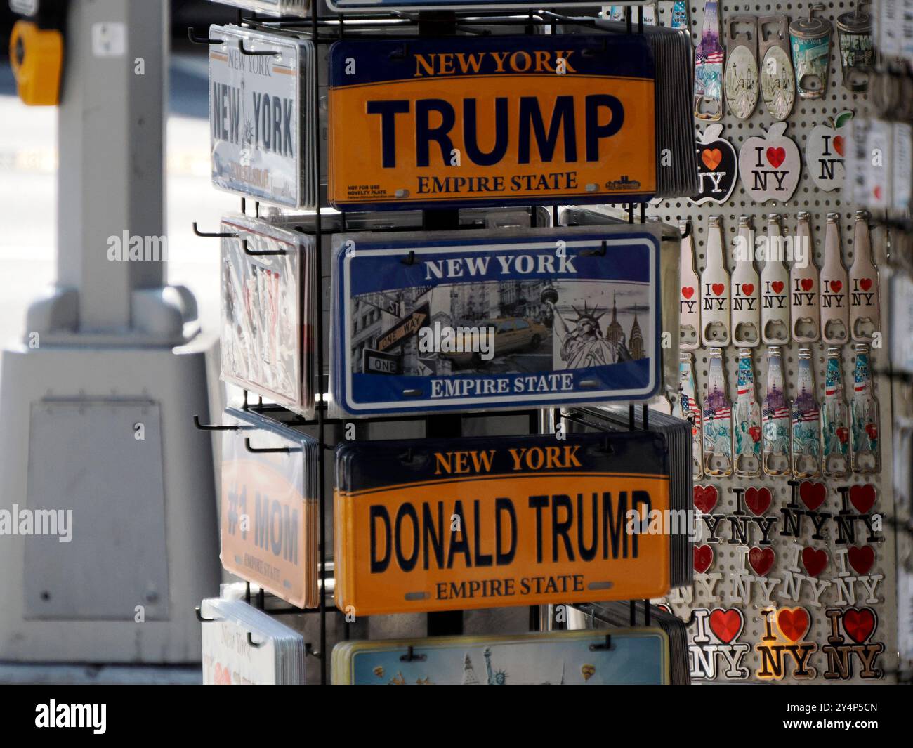 NEW YORK - USA - 28 AUGUST 2024: Donald Trump merchandise 2024 - Make ...