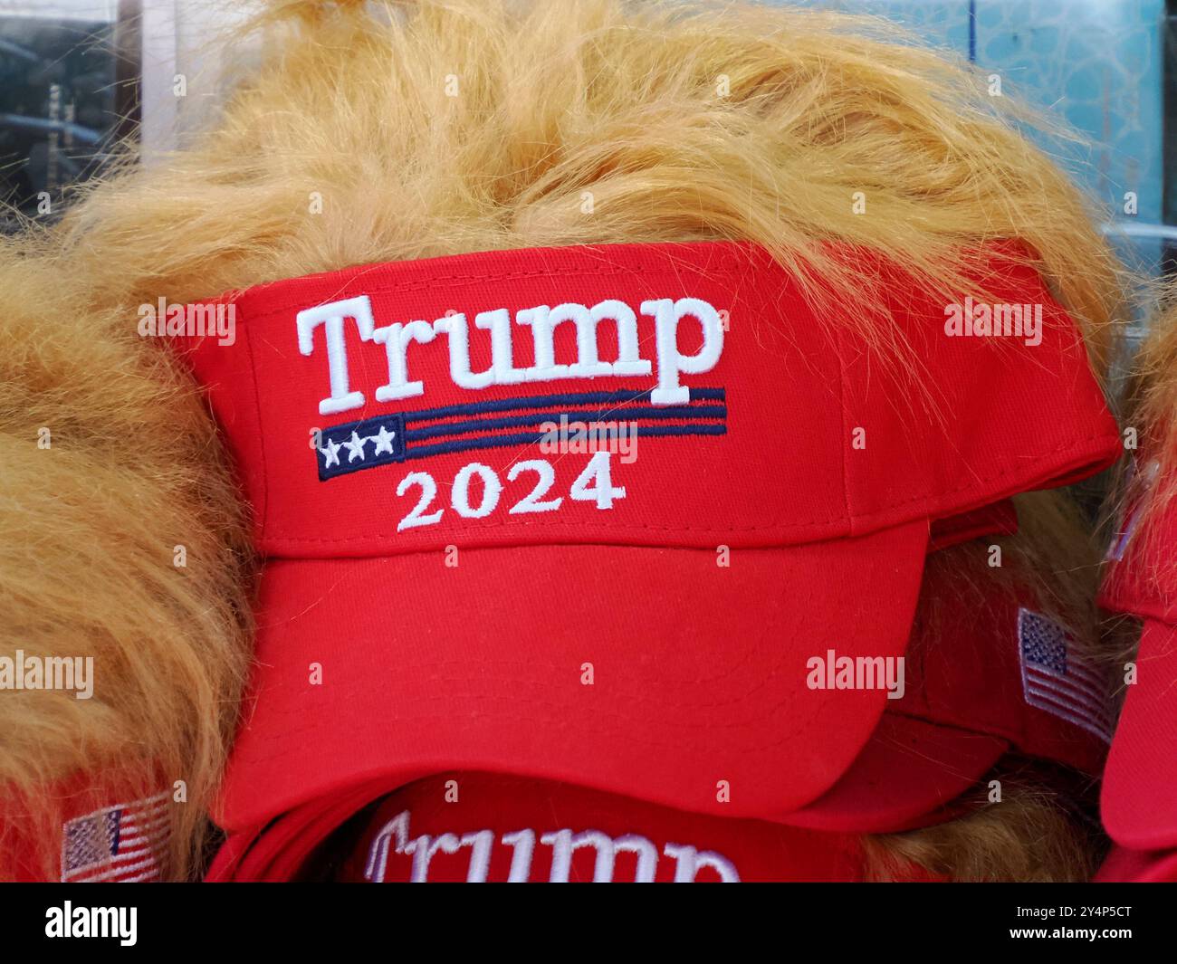 NEW YORK - USA - 28 AUGUST 2024: Donald Trump merchandise 2024 - Make ...