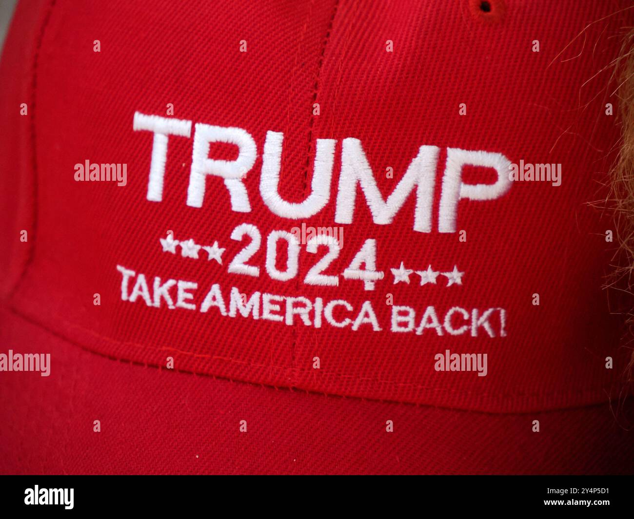 NEW YORK - USA - 28 AUGUST 2024: Donald Trump merchandise 2024 - Make ...