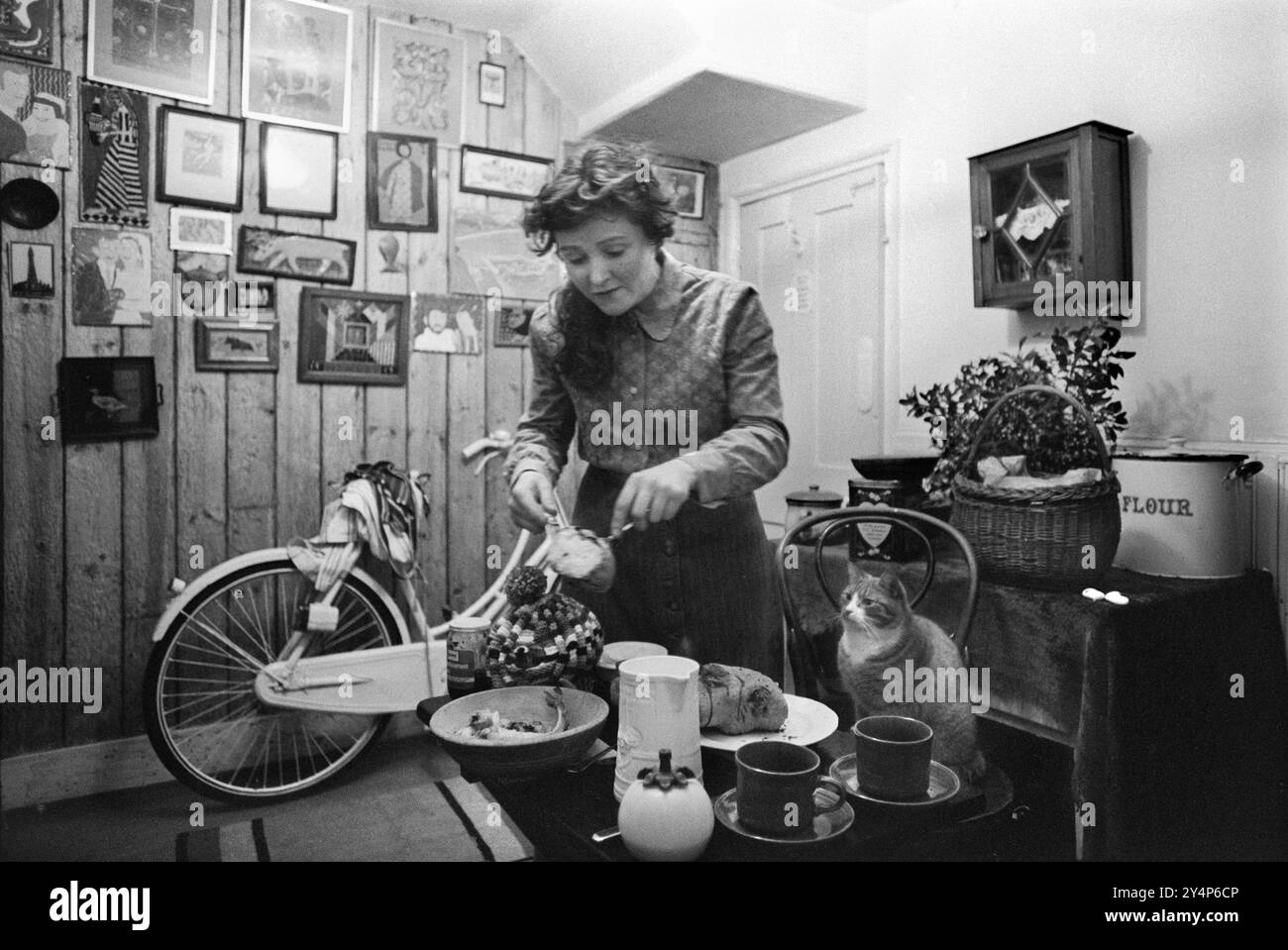 Mabel Pakenham-Walsh. Artist and wood carver at home in south east ...