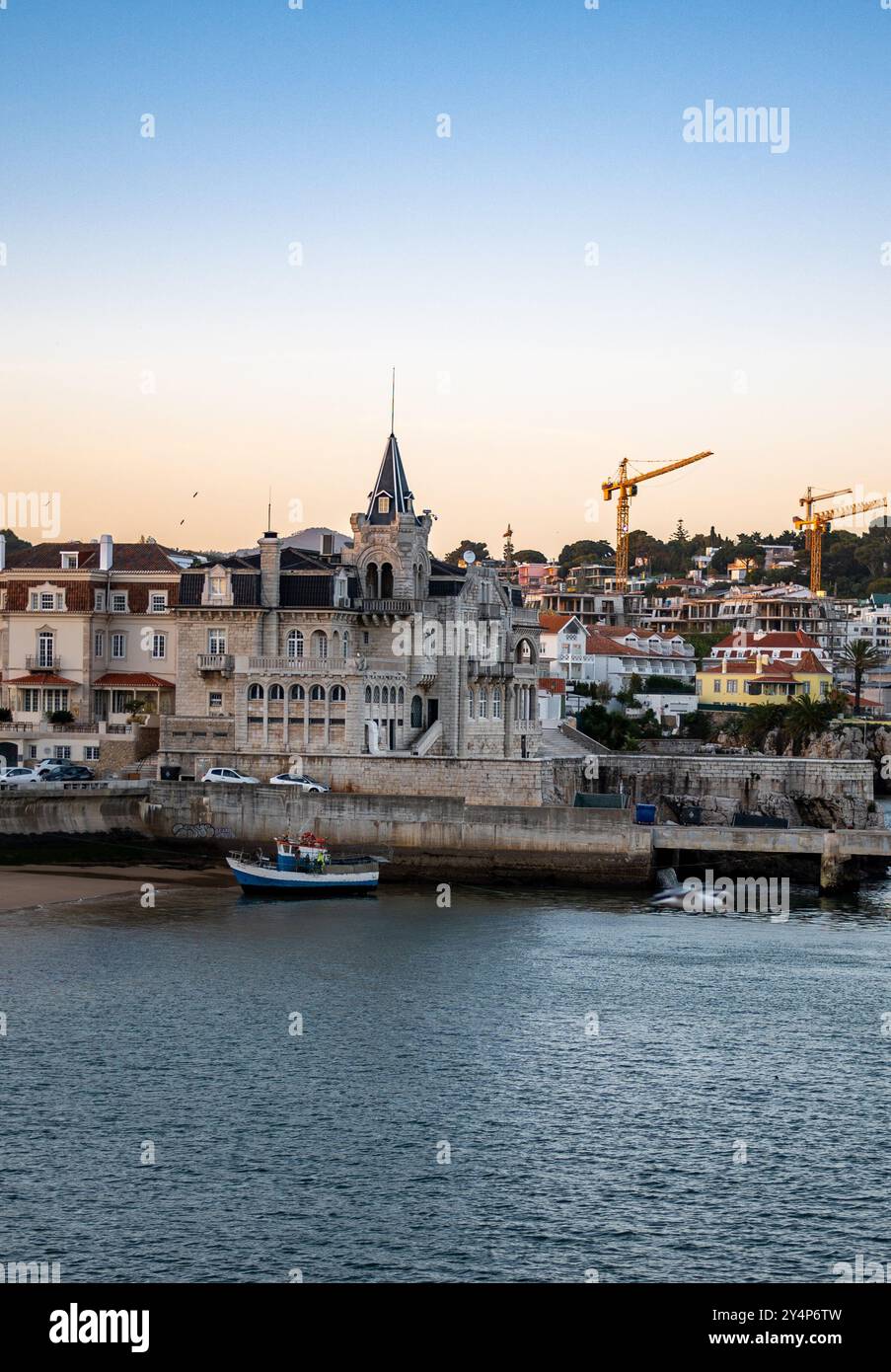 Cascais bay fishing boats hi-res stock photography and images - Alamy