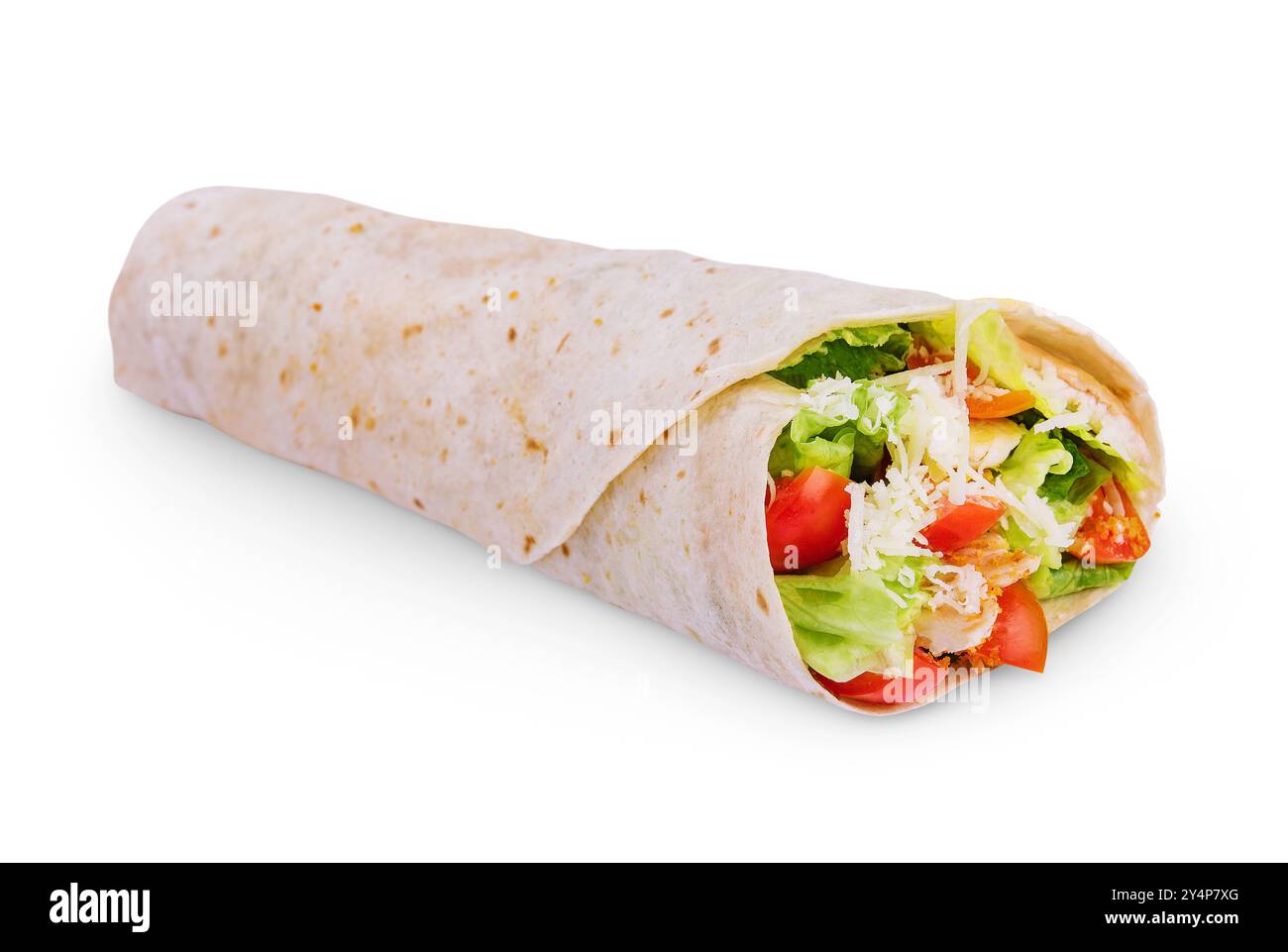 Hot chicken shawarma sandwich Cut Out Stock Images & Pictures - Alamy