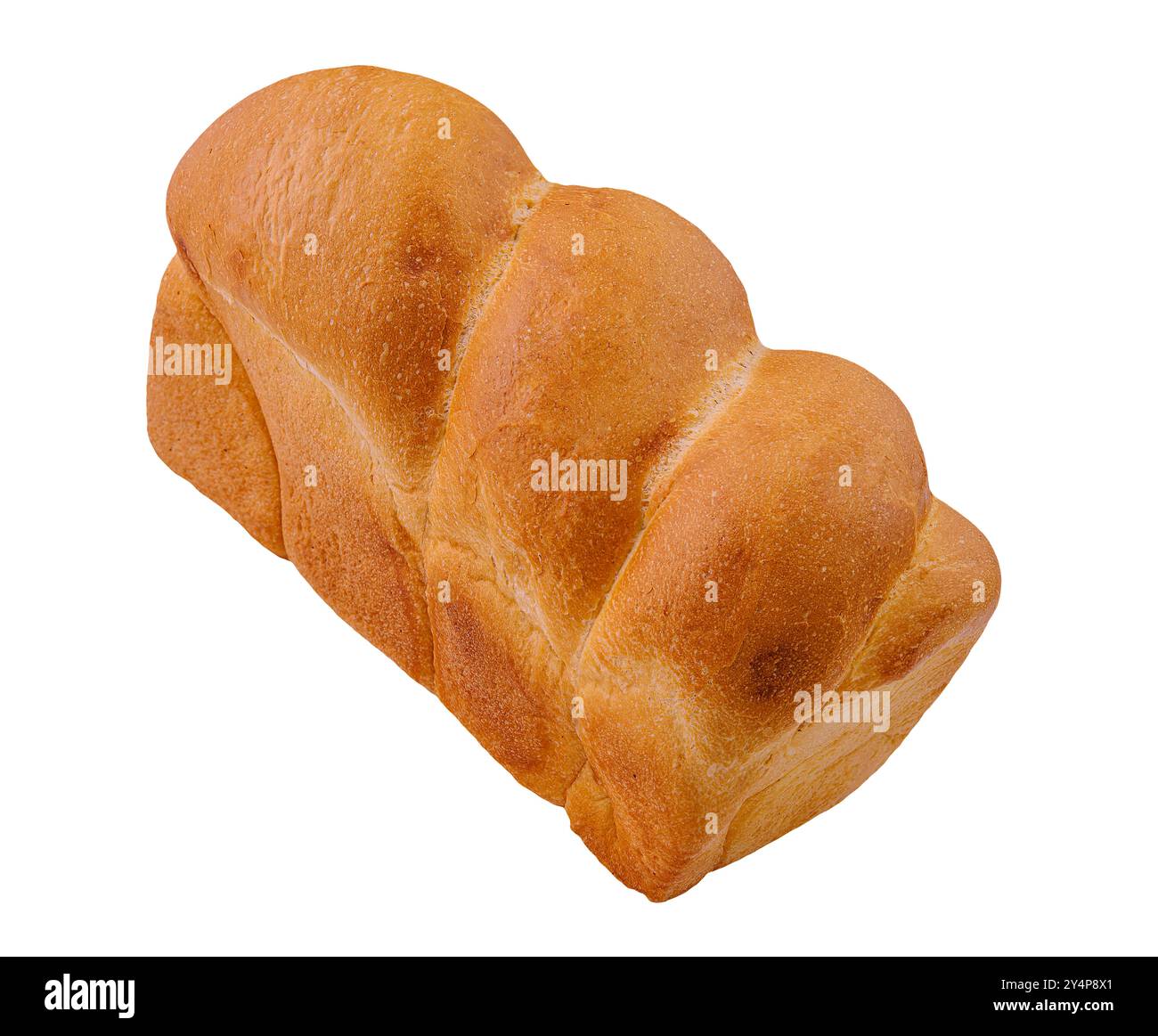 Baked block bread isolated on white background Stock Photo - Alamy