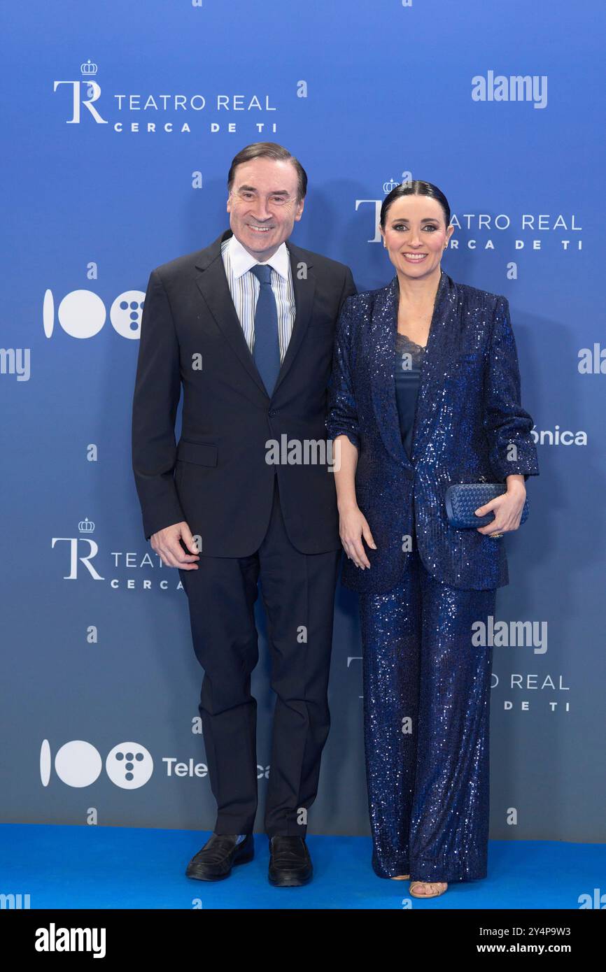 Pedro J. Ramirez, Cruz Sanchez de Lara attends Telefónica's centenary ...