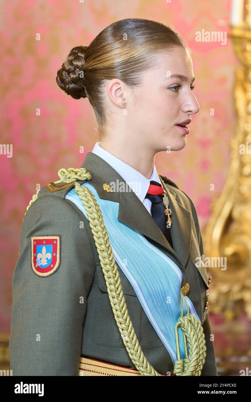 Crown Princess Leonor attends New Year's Military Parade 2024 at Royal ...