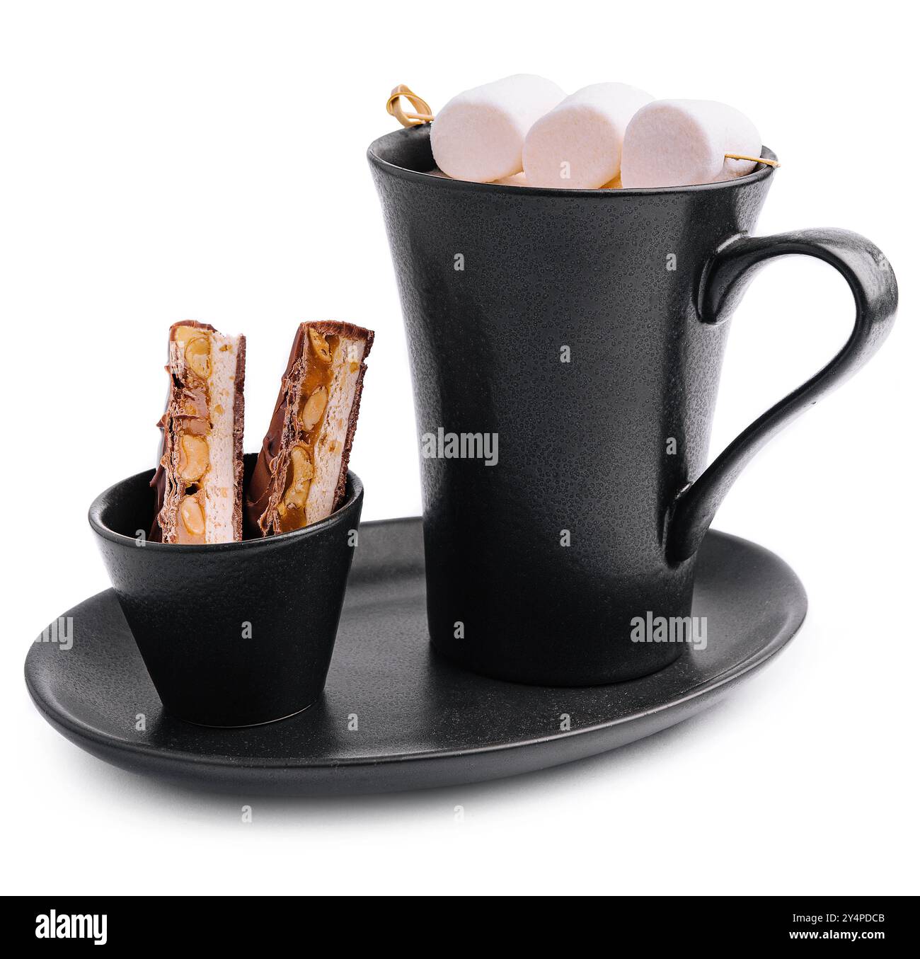 Hot cocoa coffee marshmallows Cut Out Stock Images & Pictures - Alamy