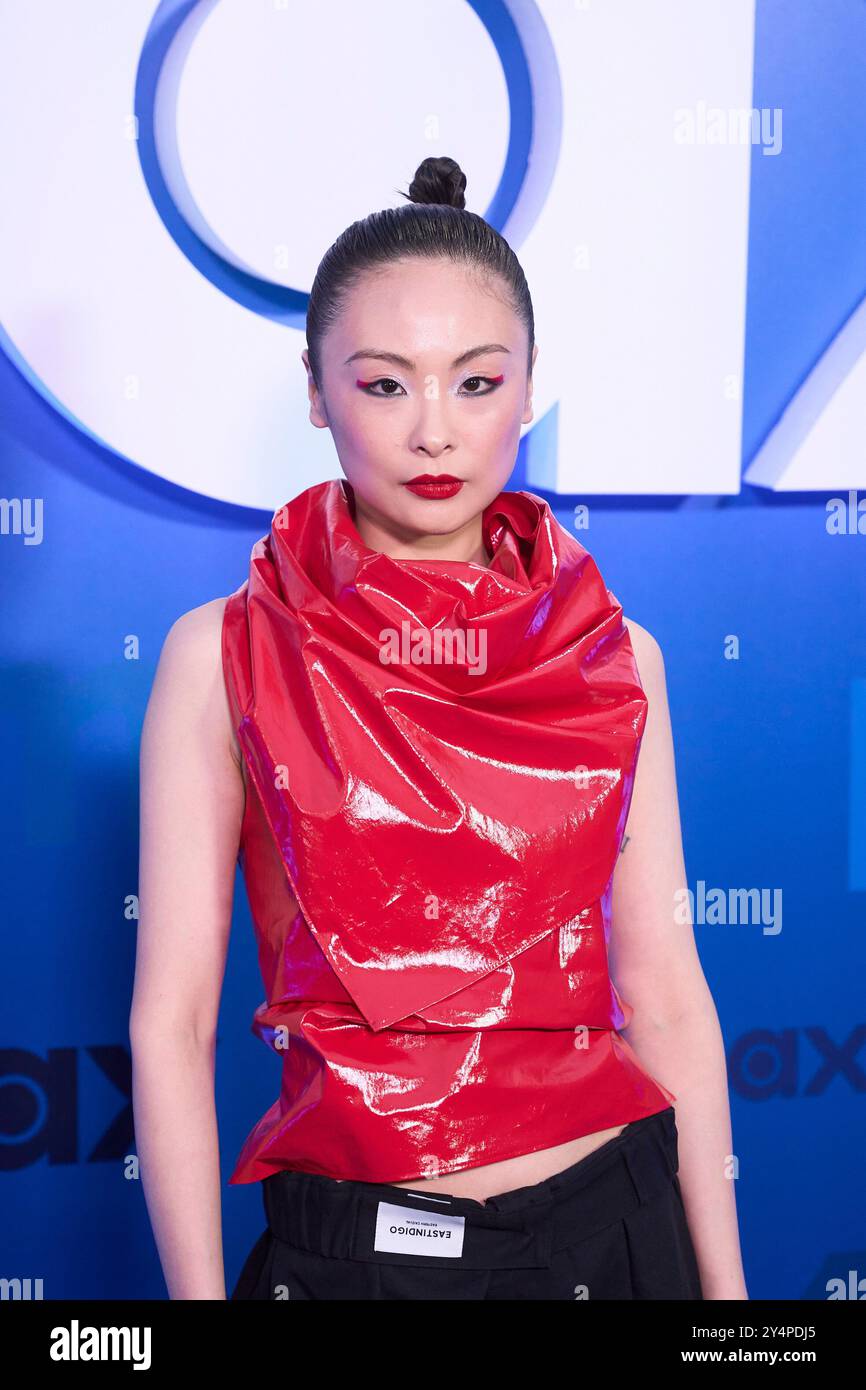 Chacha Huang attends 'Max' Streaming Platform Red Carpet Presentation at Callao Cinema on May 9 ...