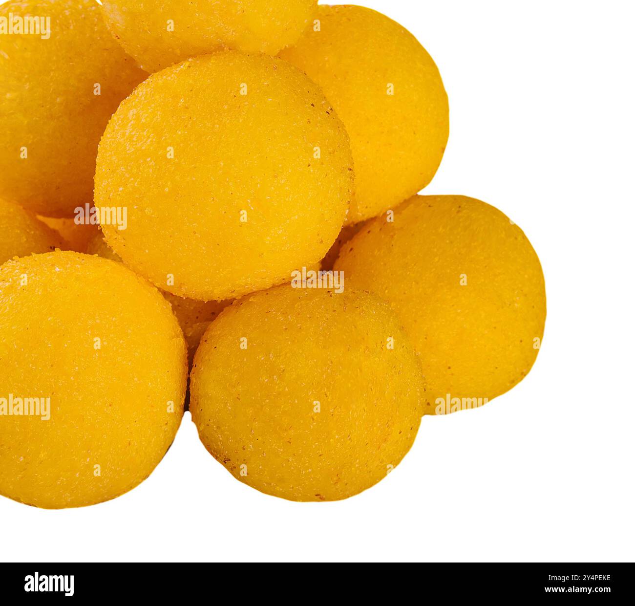 Cheese balls isolated on white background Stock Photo - Alamy