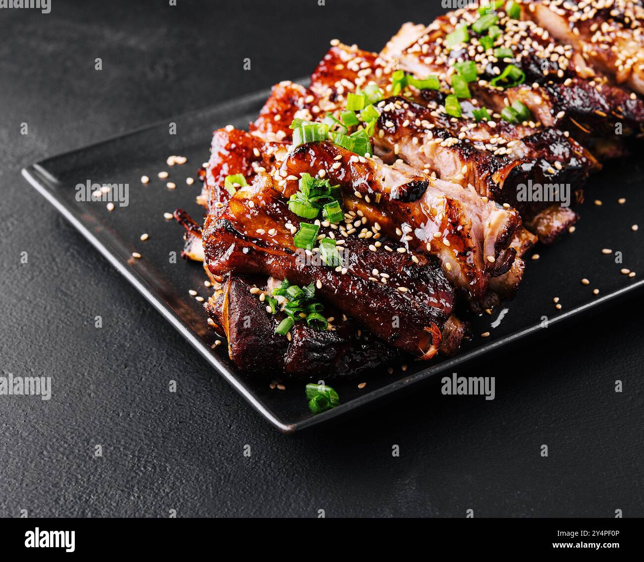 Bbq pork ribs fast hi-res stock photography and images - Alamy