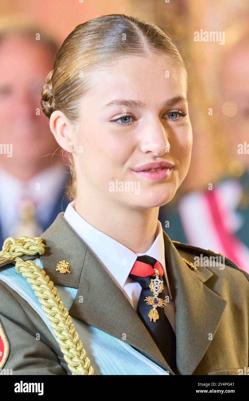 Crown Princess Leonor attends New Year's Military Parade 2024 at Royal ...