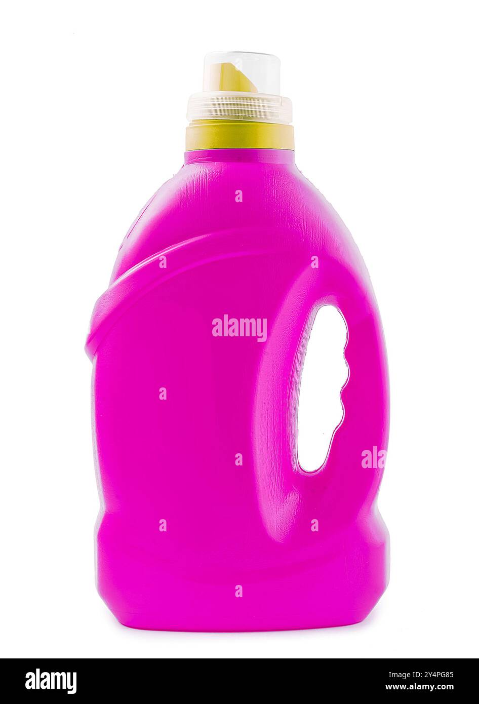 Pink Detergent Bottle isolated on white background Stock Photo - Alamy