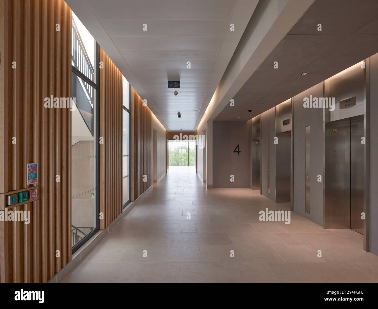 Corridor and lift lobby on 4th floor. 400 Long Water, Reading, United ...