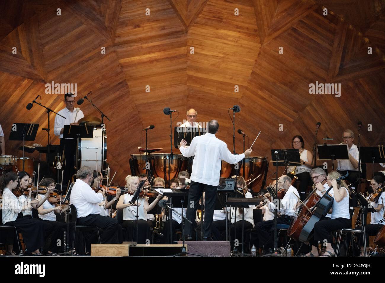 Boston Landmarks symphony orchestra performing its summer program at ...