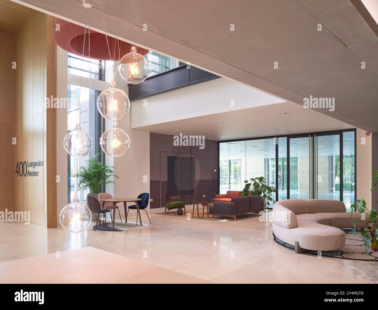 Double-height entrance lobby. 400 Long Water, Reading, United Kingdom ...