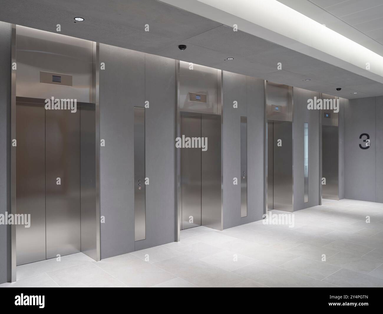 Lift lobby on 3rd floor. 400 Long Water, Reading, United Kingdom ...