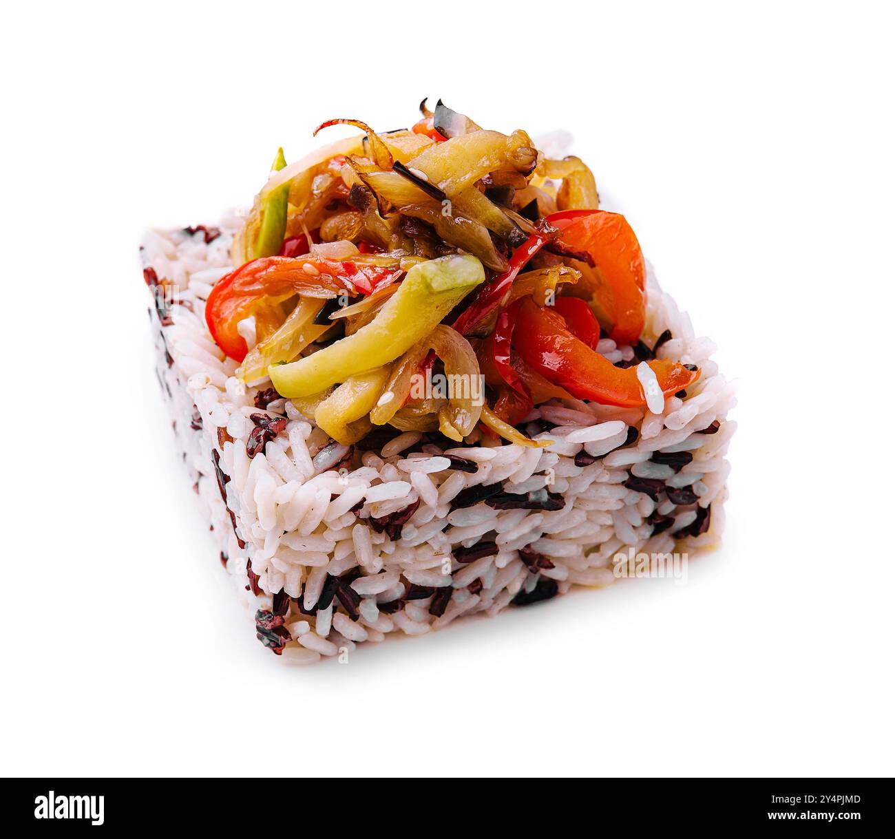 Mixed rice grilled vegetables hi-res stock photography and images - Alamy