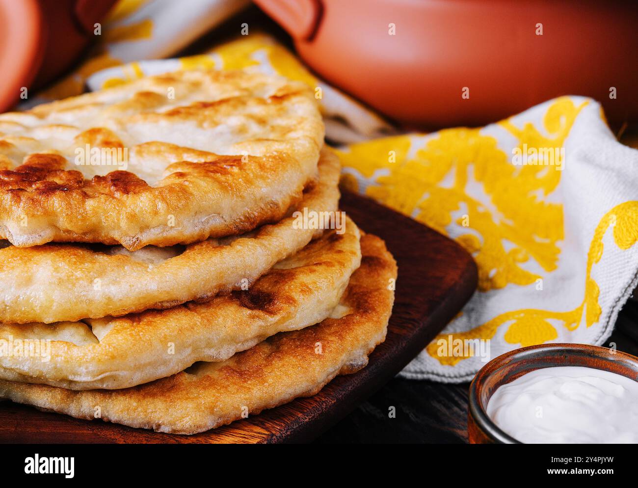 Traditional homemade Romanian and Moldovan pies - Placinta Stock Photo ...