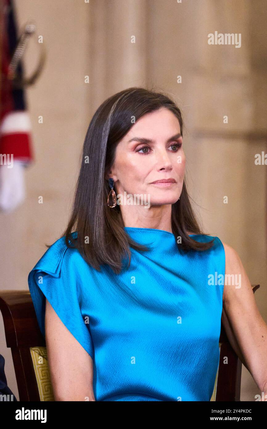 Queen Letizia of Spain attends Order of Civil Merit Decoration Ceremony ...