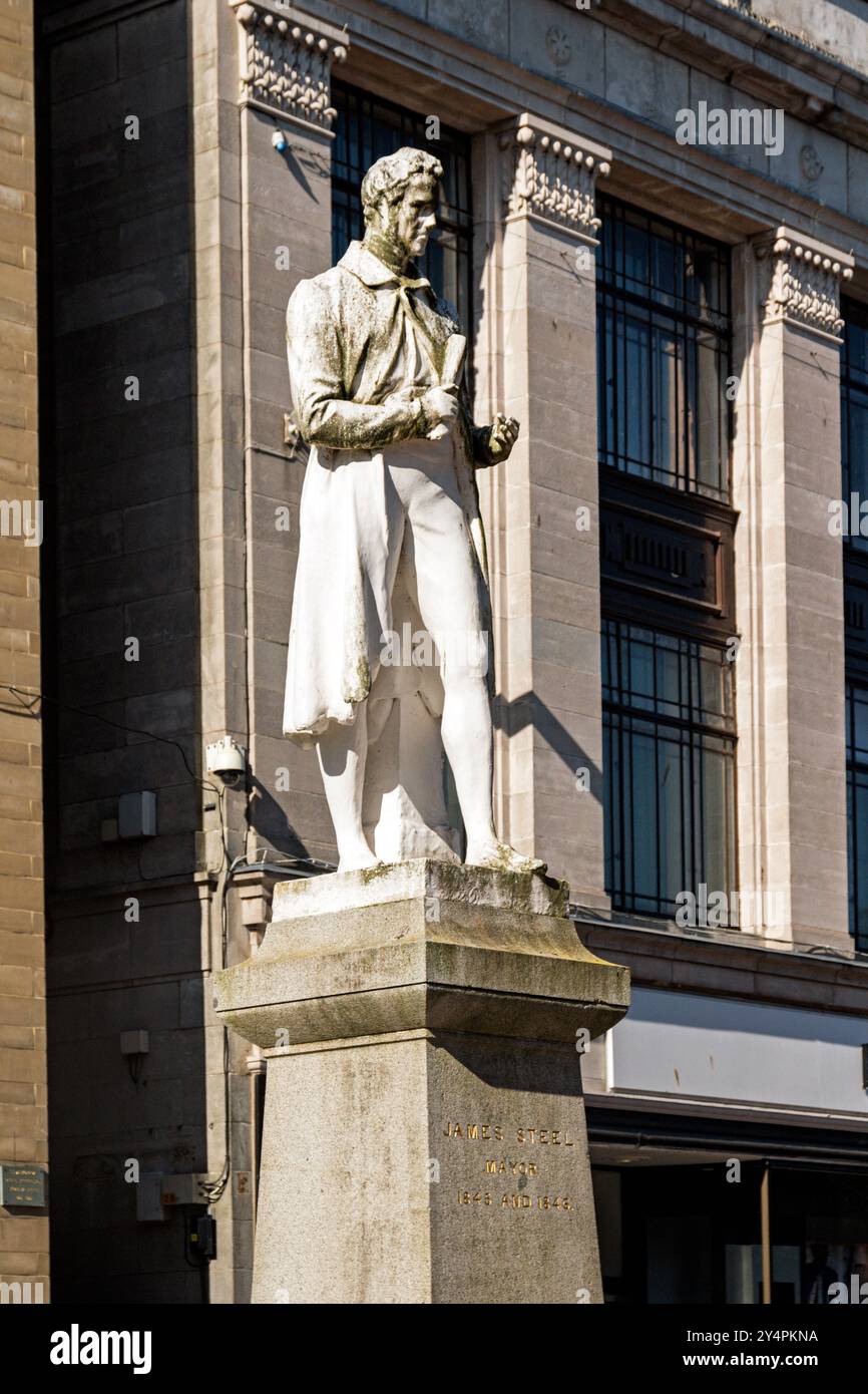 James Steel statue, Carlisle Stock Photo - Alamy