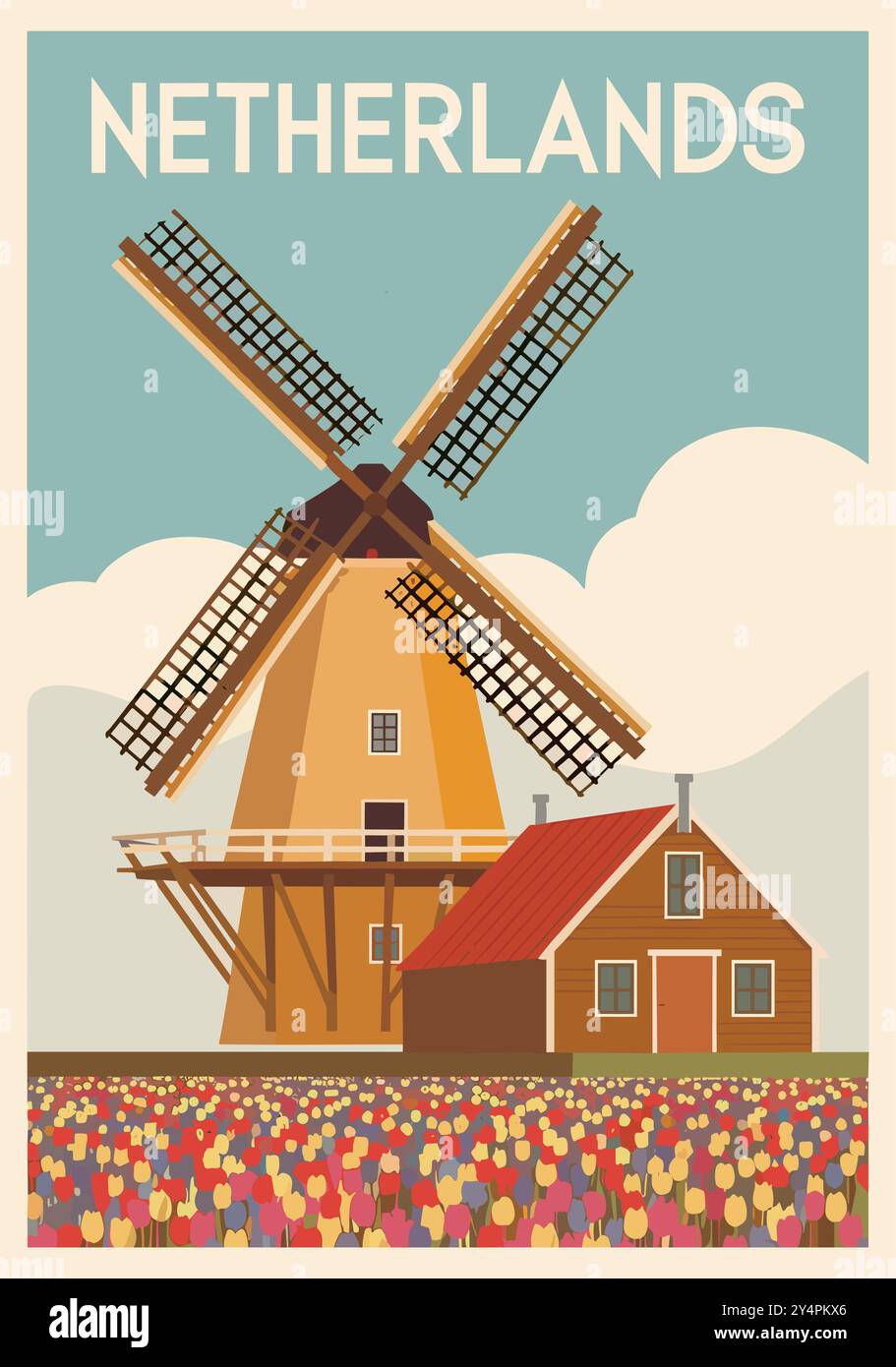 Farming in netherlands Stock Vector Images - Alamy