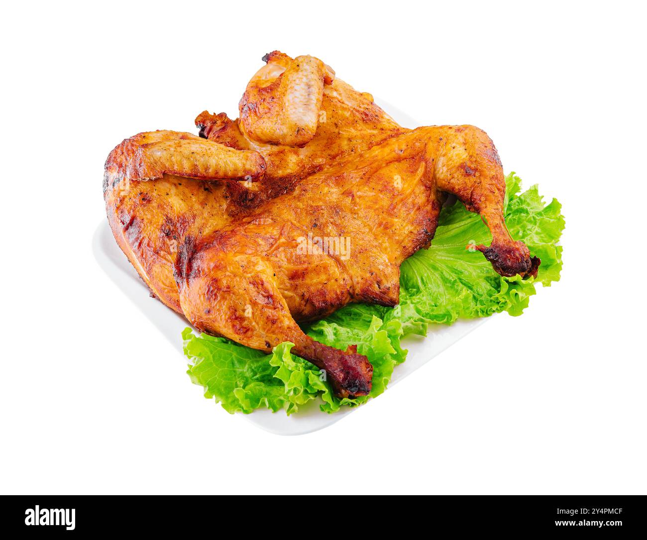 Festive roast chicken fried Cut Out Stock Images & Pictures - Alamy