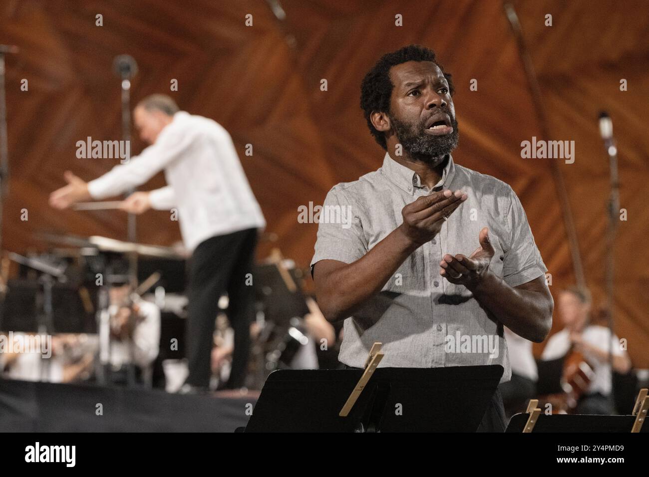 Boston Landmarks symphony orchestra performing its summer program at ...