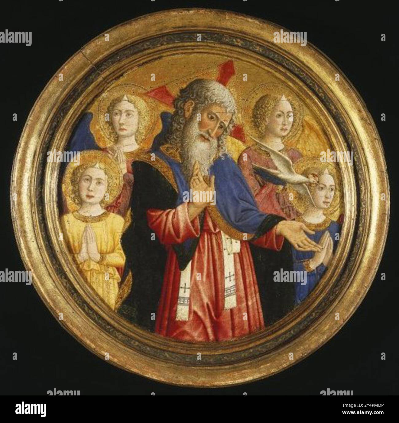 God the Father with Four Angels and the Dove of the Holy Spirit ...