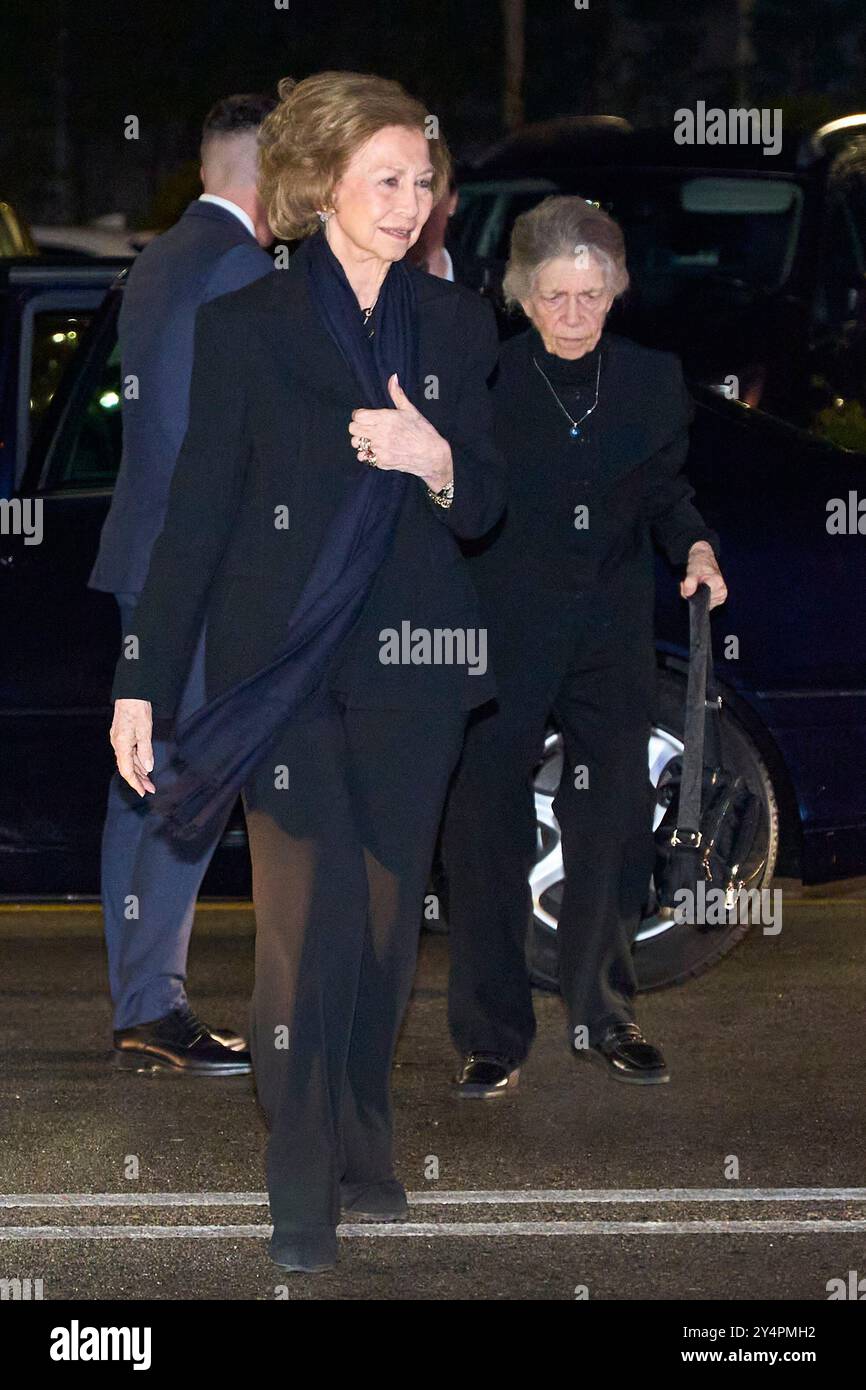 The former Queen Sofia, Princess Irene of Greece attends Fernando Gomez ...
