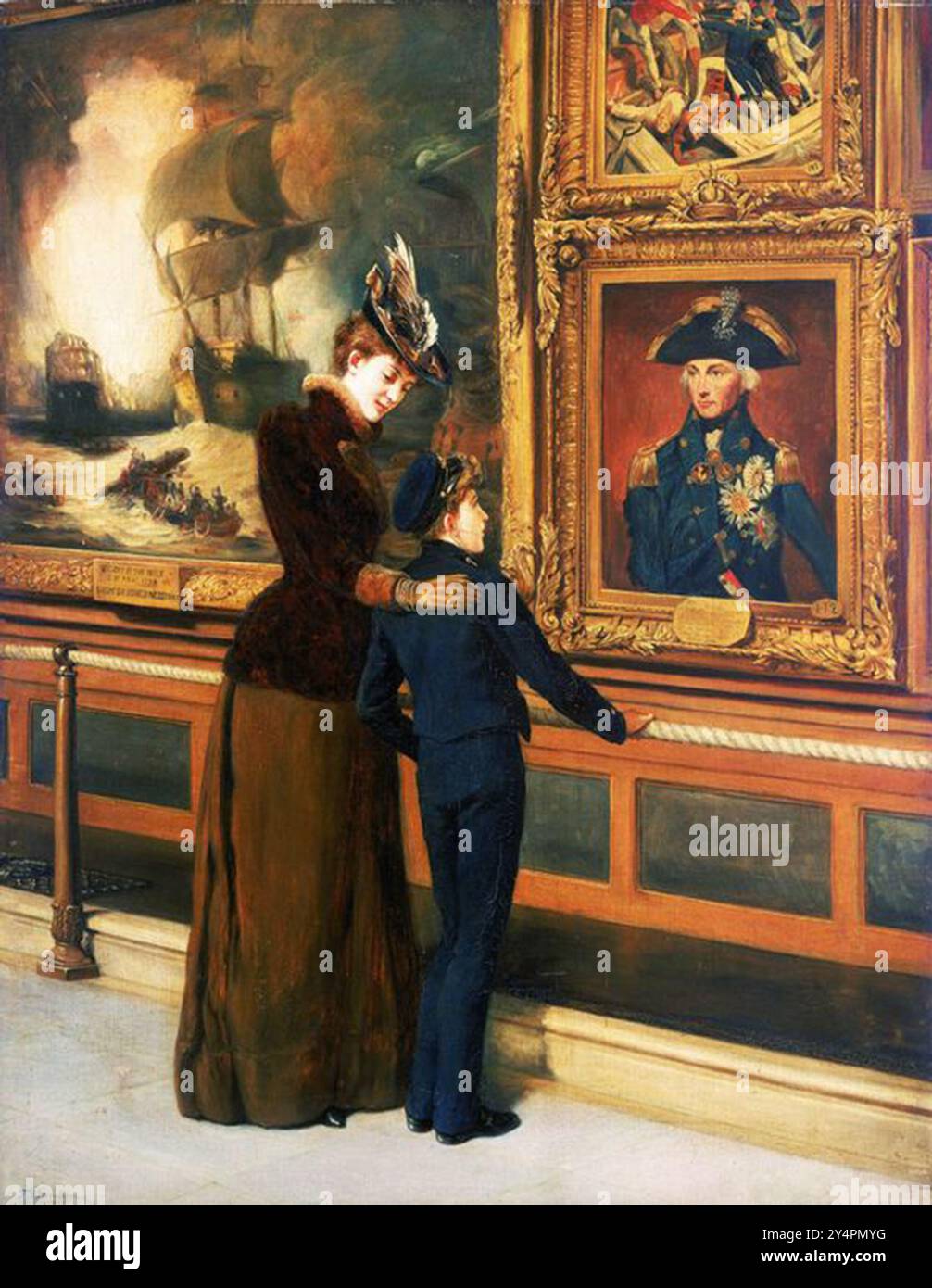 England's Pride and Glory painting by Thomas Davidson Stock Photo - Alamy